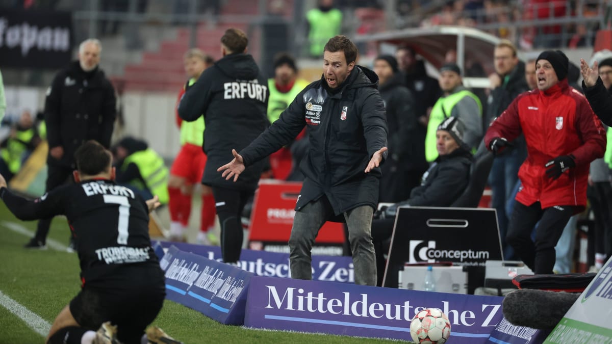 Erfurt-Coach Gerber vor Babelsberg: "Jetzt wird es intensiv" - kicker