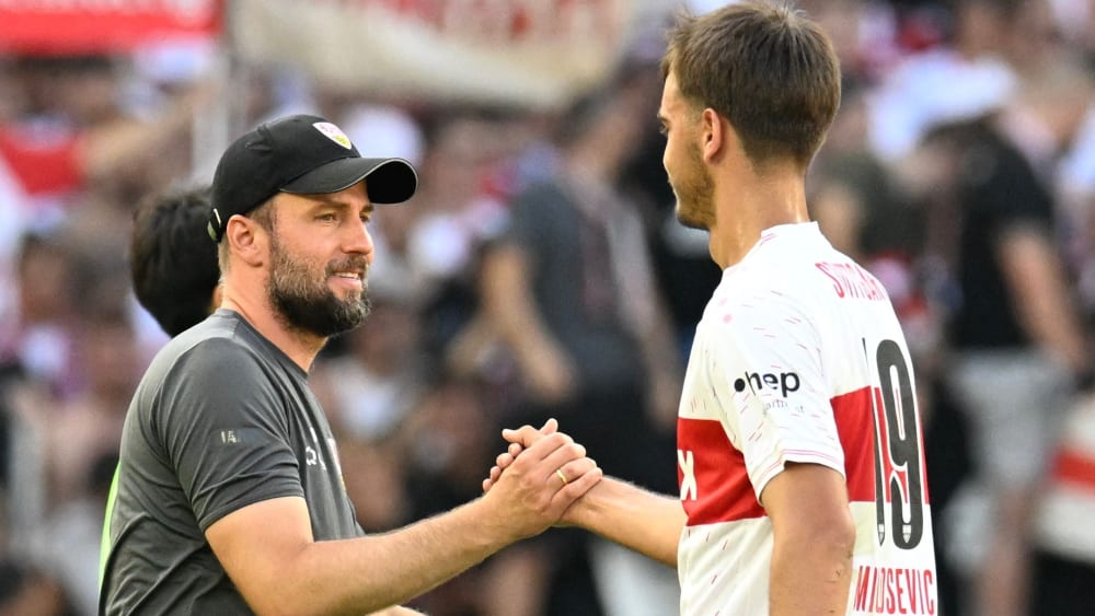 VfB Stuttgart: Sebastian Hoeneß lobt Stürmer Milosevic - kicker