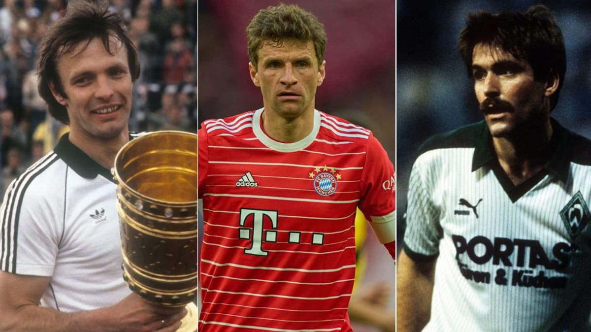 Müller springt in die Top 3: Die DFB-Pokal-Rekordspieler - kicker