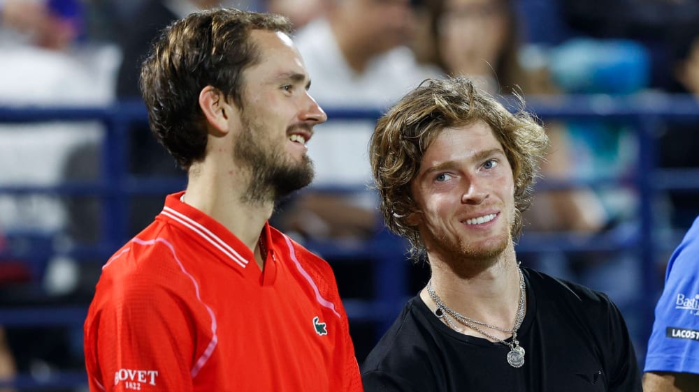 Duell von Medvedev und Rublev in New York - kicker