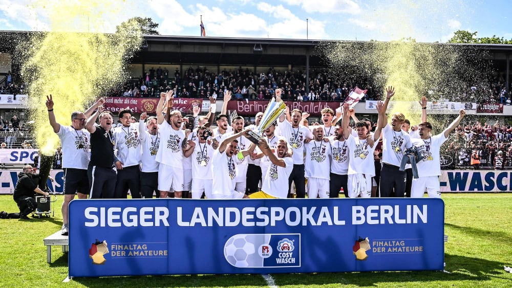 BFC Dynamo feiert achten Landespokal-Titel - kicker