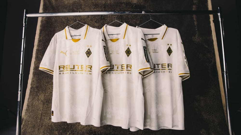 Goldene Akzente: Das Jubiläumstrikot zum 125. Geburtstag der Borussia - kicker