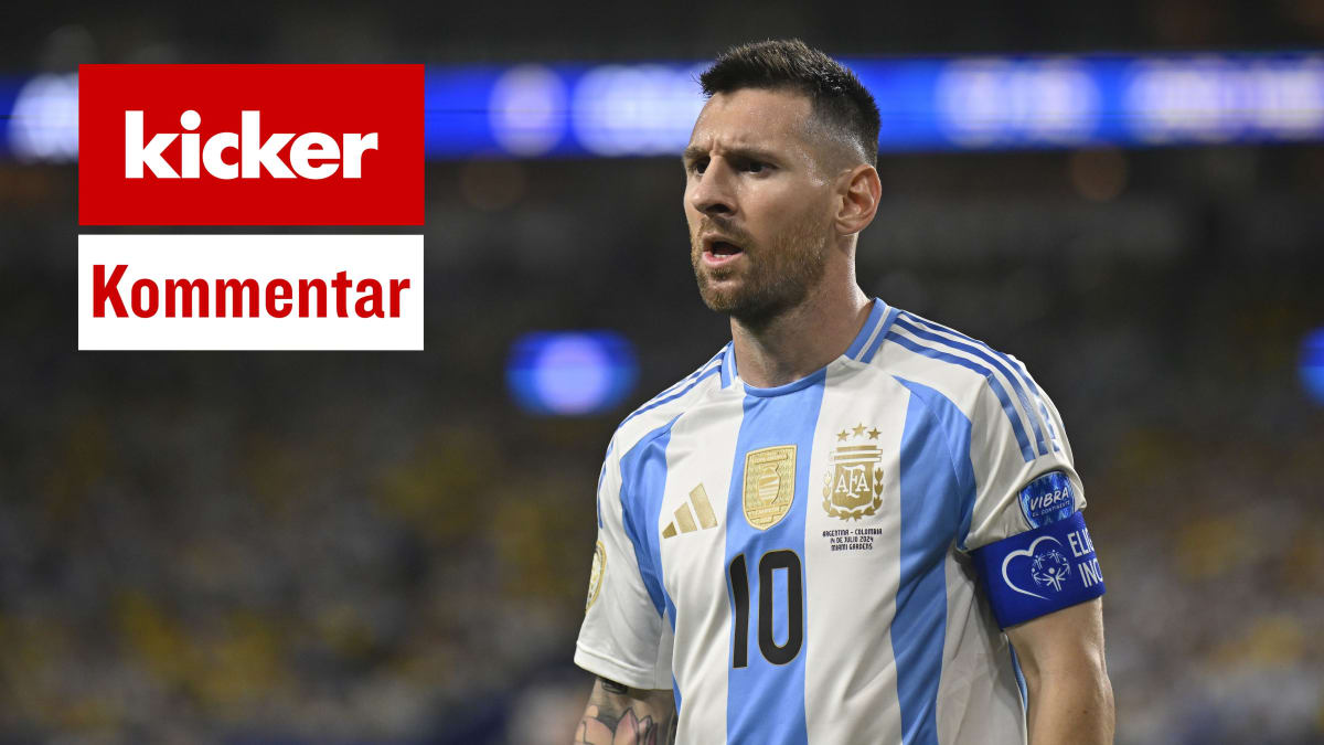 Kommentar zu Messi: Erst Tränen, dann die Copa - und bitte bald das ...