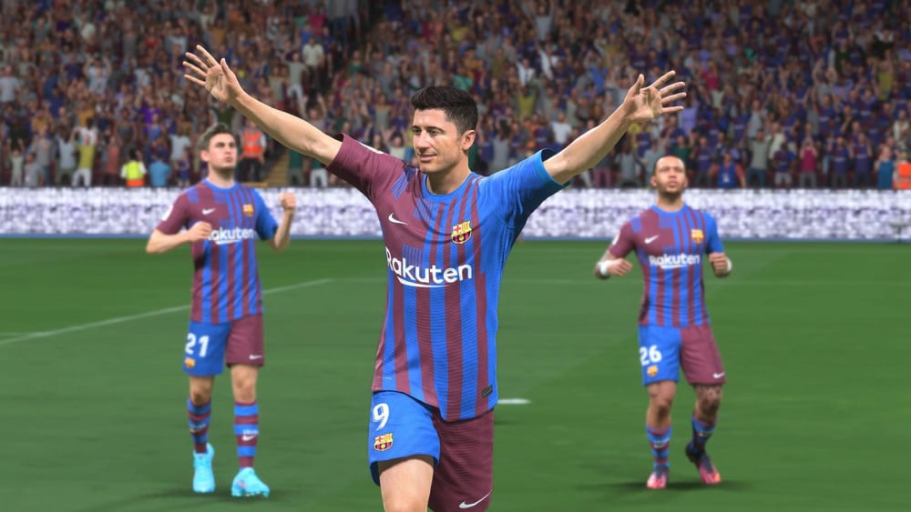 FIFA 22: Lewandowski als neue 9 für Barcelona? - kicker