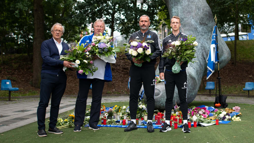 HSVer von gestern und heute verabschieden Uwe Seeler - kicker
