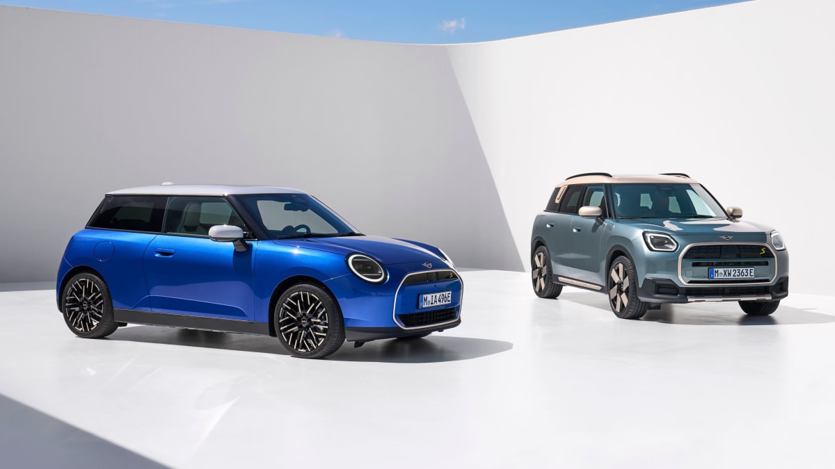 Neuer elektrischer Mini Cooper E, neuer Mini Countryman 2023 - kicker