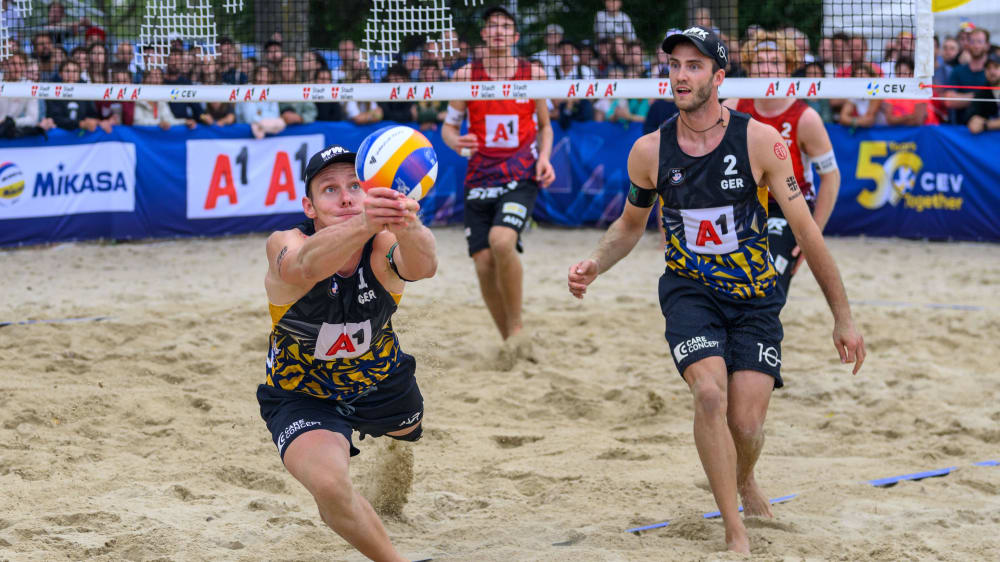 Beach-Volleyballer Ehlers/Wickler im EM-Achtelfinale - kicker