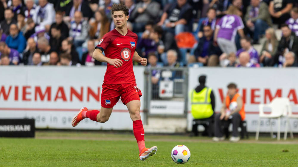 Hertha bindet Abwehrtalent Gechter bis 2027 - kicker