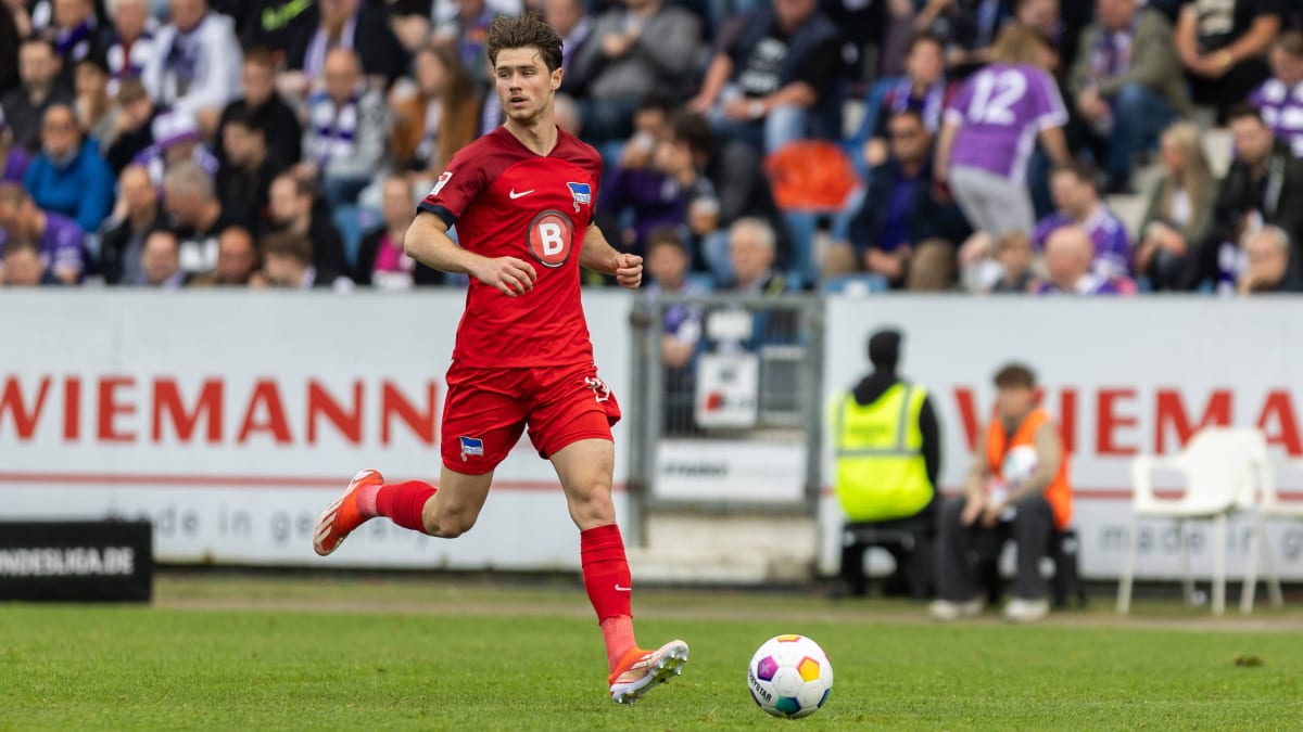 Hertha bindet Abwehrtalent Gechter bis 2027 - kicker