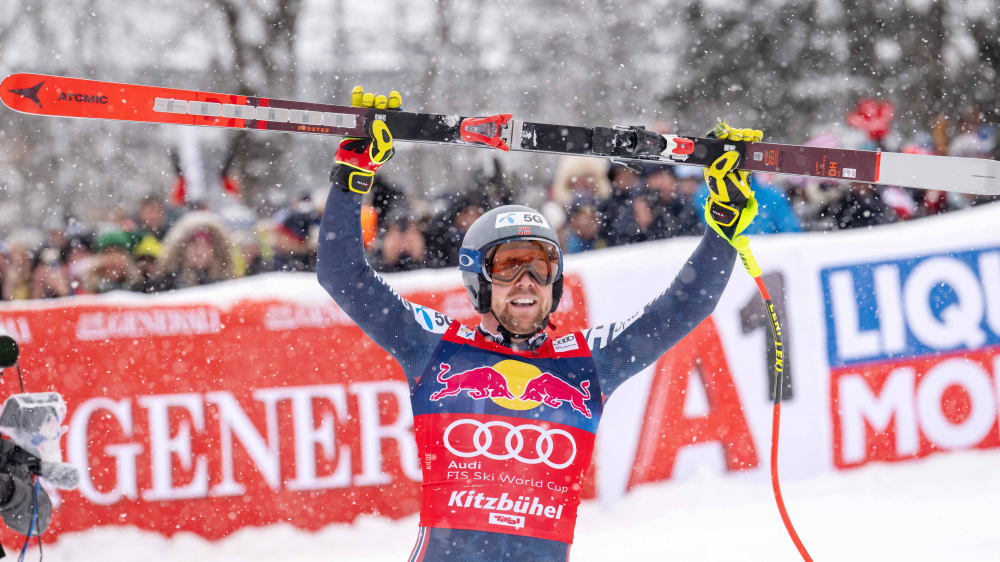 Abfahrt Kitzbühel 2023: Kilde jubelt auf der Streif - kicker