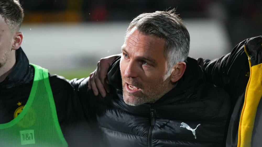 BVB-Trainer Zimmermann nimmt Niederlage auf seine Kappe - kicker
