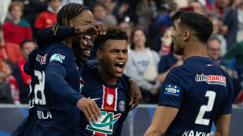 Barcola zerlegt Stade Reims und schießt PSG zum Pokalsieg - kicker