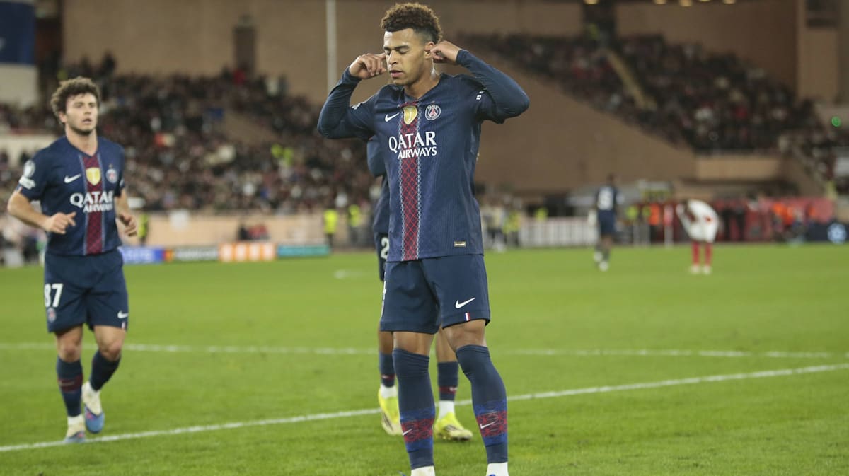 Doué brilliert nach 54-Sekunden-Shock: PSG siegt bei Monaco - kicker