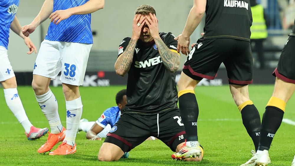 Karlsruher SC: Franke und sein folgenschwerer Fehlschuss - kicker