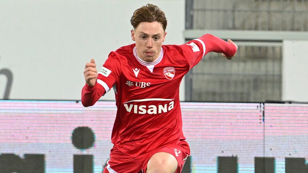 Michael Heule, Aussenverteidiger des FC Thun, im Interview: "Klar denken wir in einer solchen ...