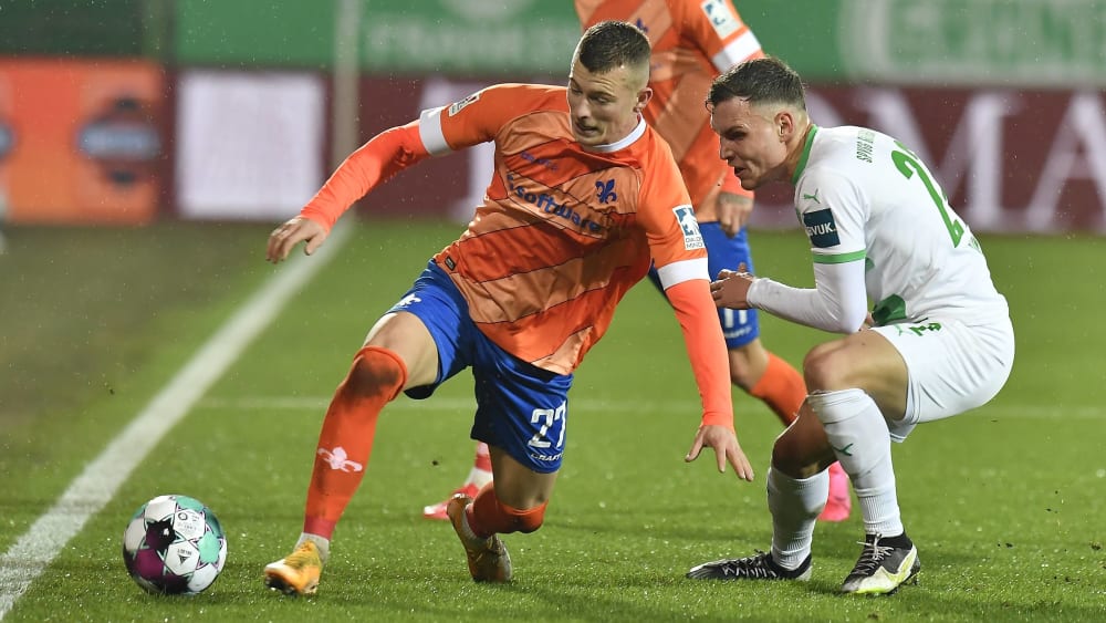 Darmstadt 98: Tim Skarke gefällt auf ungewohnter Position - kicker
