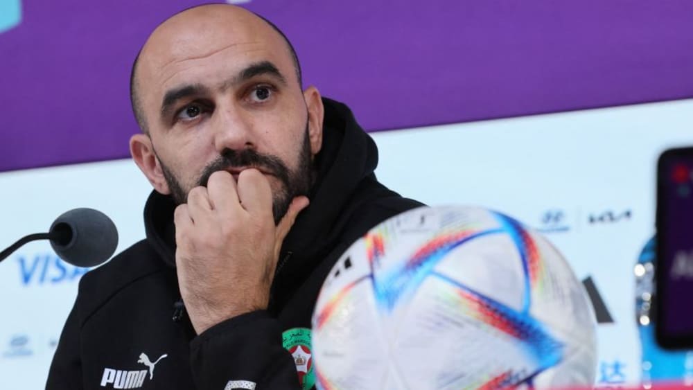WM 2022: Marokko-Coach Regragui: "Es ist noch nicht genug" - kicker