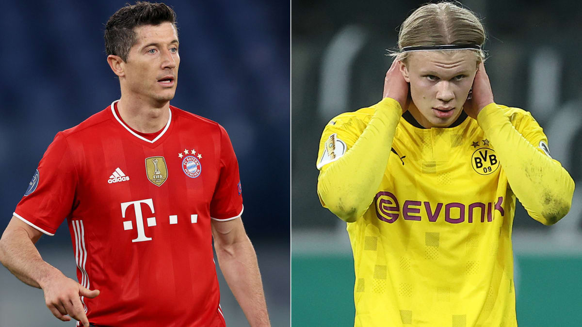 Der große Vergleich: Robert Lewandowski gegen Erling Haaland - kicker