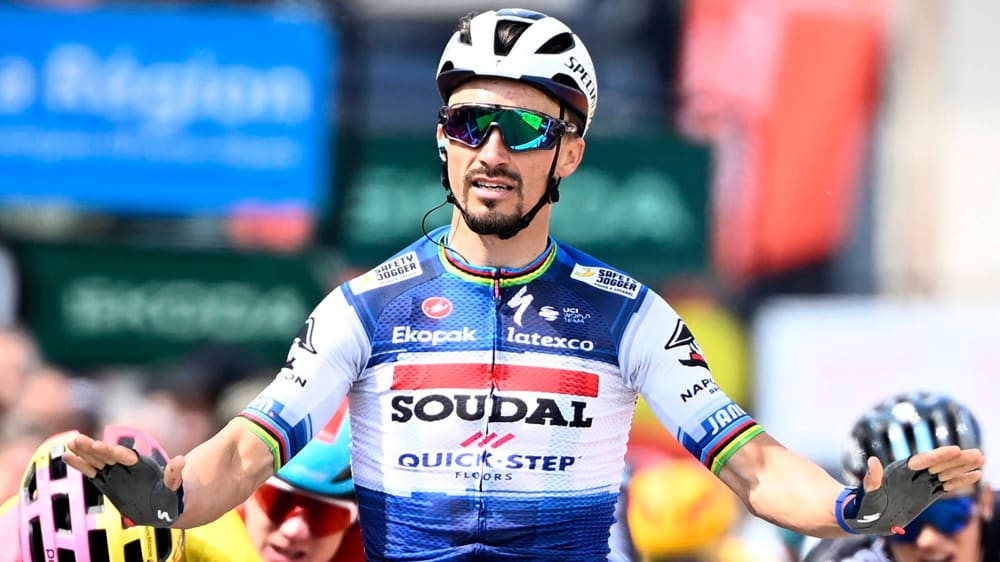 Sieg im Massensprint: Alaphilippe beendet Durststrecke - kicker
