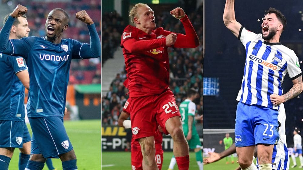 Leipzig gewinnt in Bremen - Bochum siegt erstmals auswärts - Hertha ...