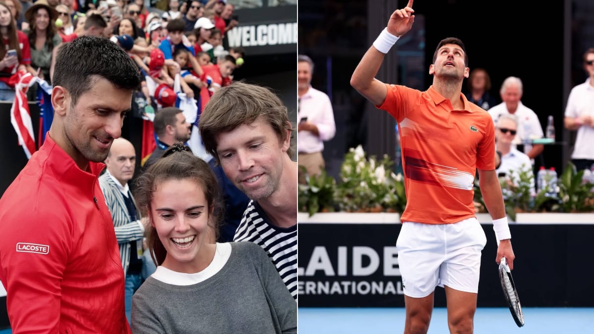 Mit Fan-Support: Nächster Sieg für Novak Djokovic in Adelaide - kicker
