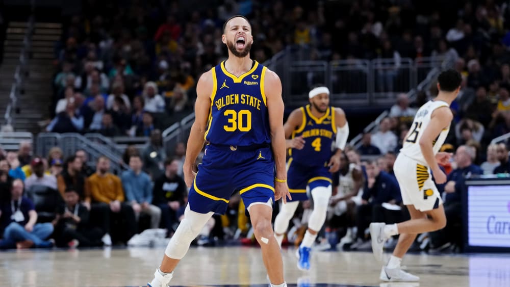 NBA: Curry trifft elf Dreier für die Warriors - Franz Wagner glänzt ...