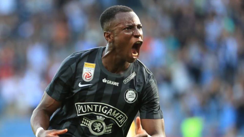 Yeboah als Sturms Rekordtransfer nach Genua - kicker