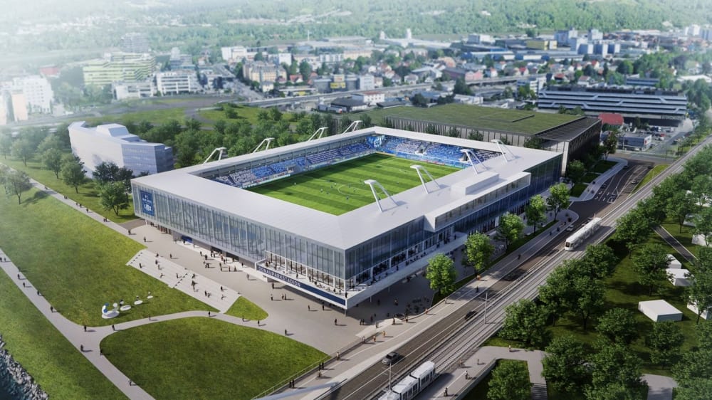 Blau-Weiß Linz eröffnet neues Stadion gegen Eindhoven - kicker