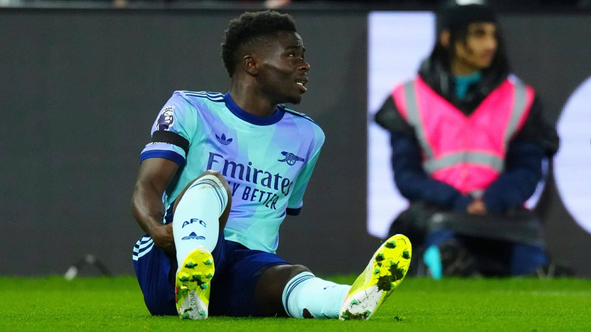 Oberschenkelverletzung: Saka fehlt Arsenal "viele Wochen" - kicker