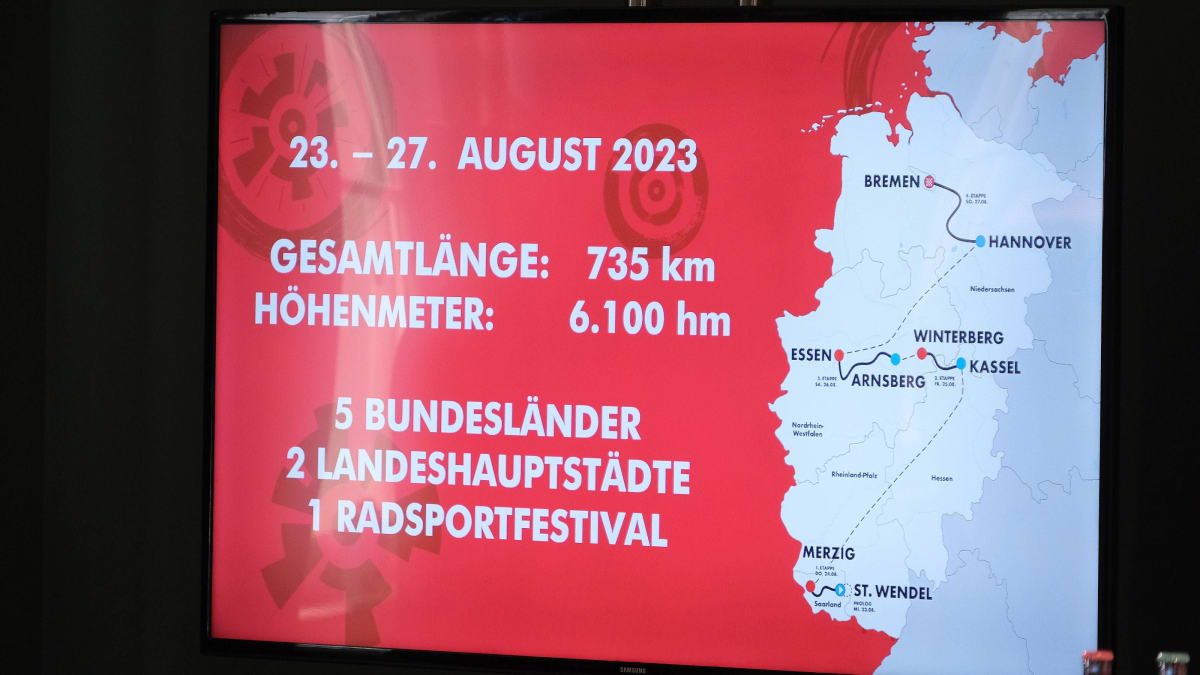 Deutschland Tour 2023 führt durch fünf Bundesländer - kicker