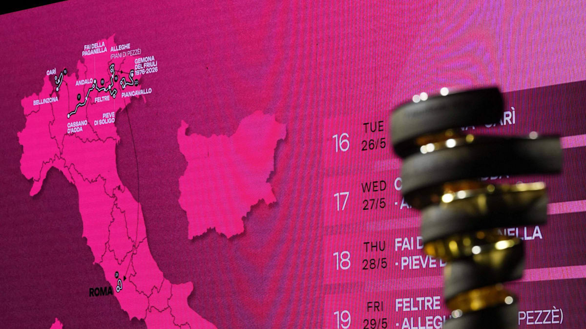 Giro d'Italia: Alle Etappen und die Strecke 2026 - kicker