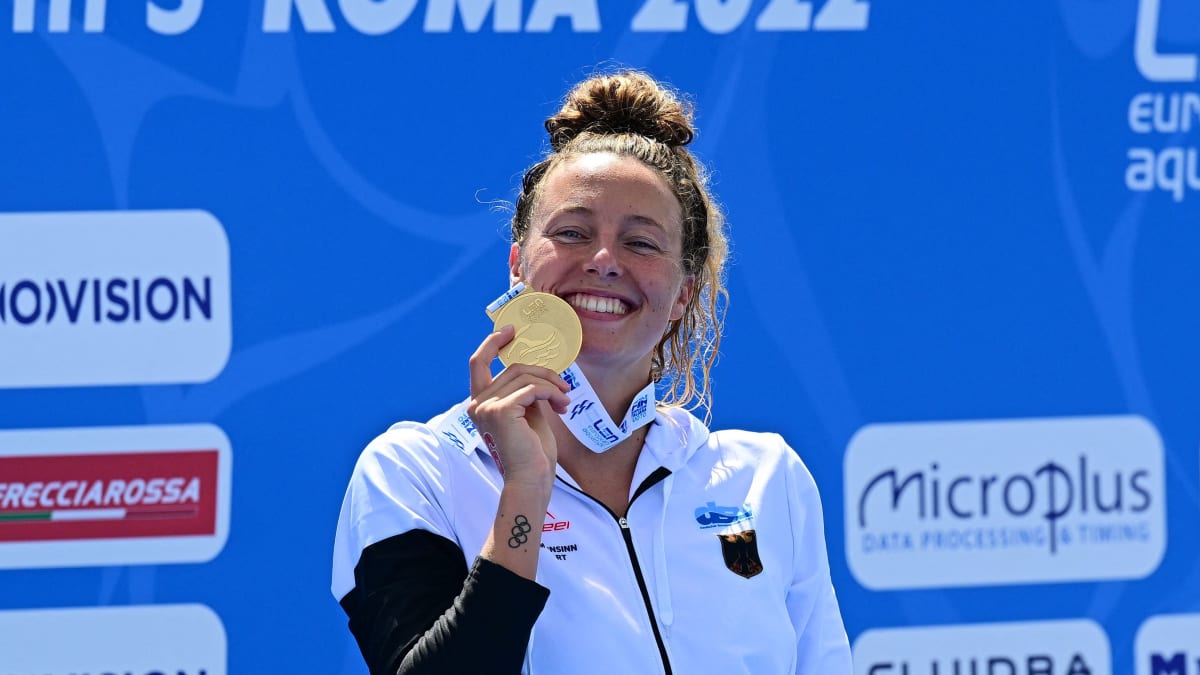 Beck ist Europameisterin im Freiwasserschwimmen - kicker