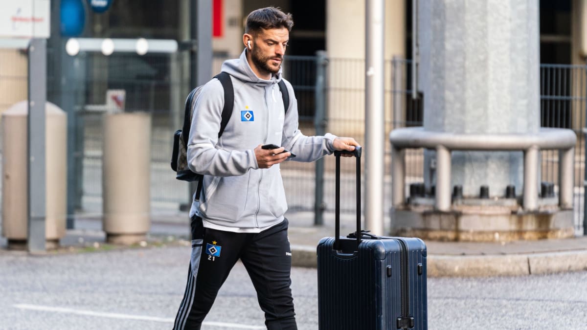 Leibold vor dem Abflug - kicker