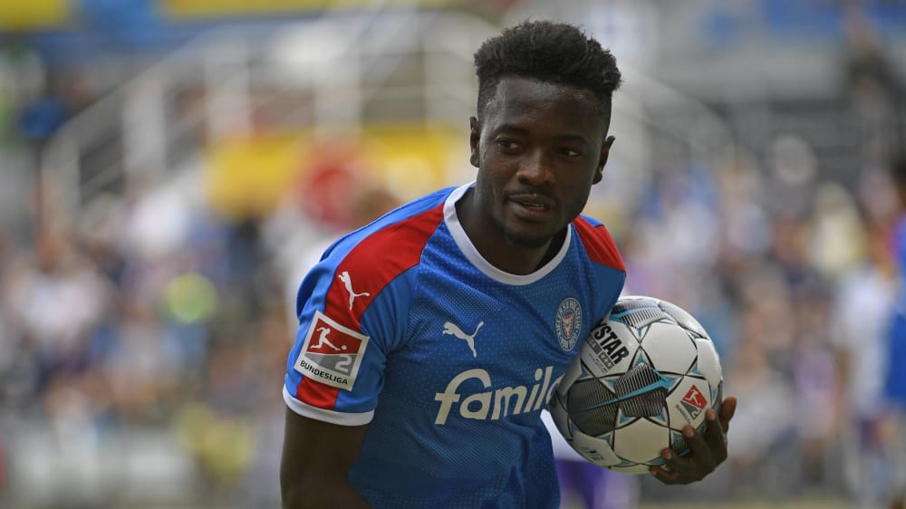 Kiels Rakete David Atanga soll in der Rückrunde durchstarten - kicker