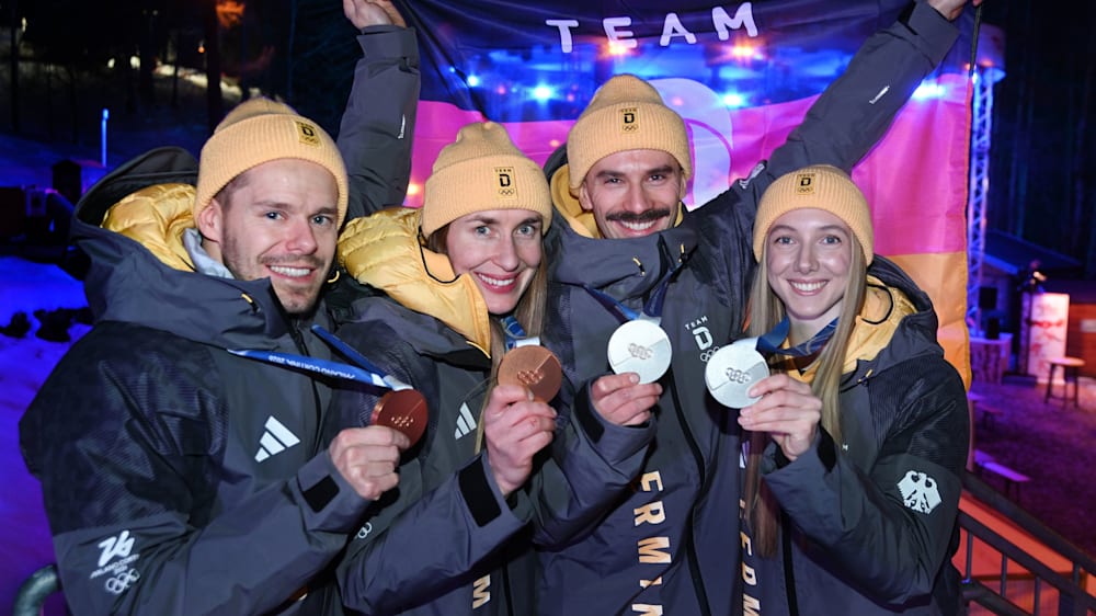 Die deutschen Medaillen bei den Winterspielen in Mailand/Cortina - kicker