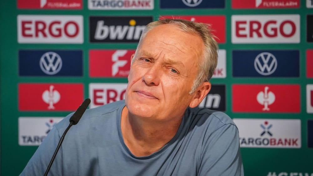 Streich wird deutlich: "Mit dem Kopf nicht 100-prozentig auf dem Platz ...