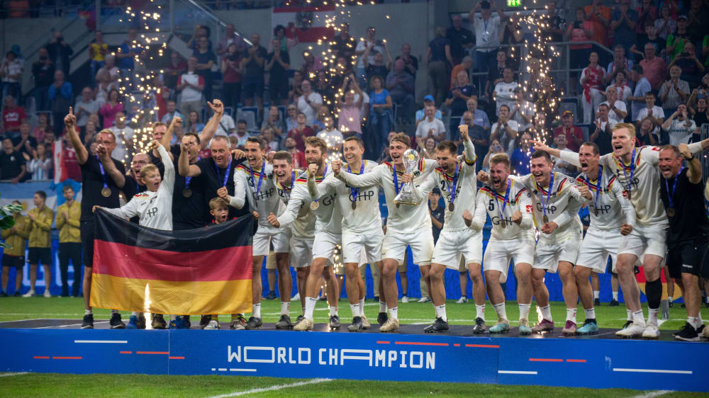 Titel bei der Heim-WM: Deutsche Faustballer sind erneut Weltmeister ...
