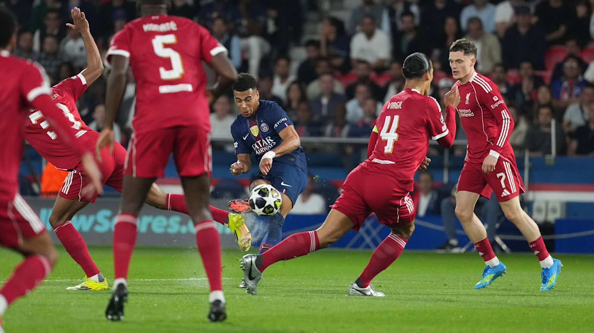 Doué und Kvaratskhelia treffen: PSG dominiert Liverpool - kicker