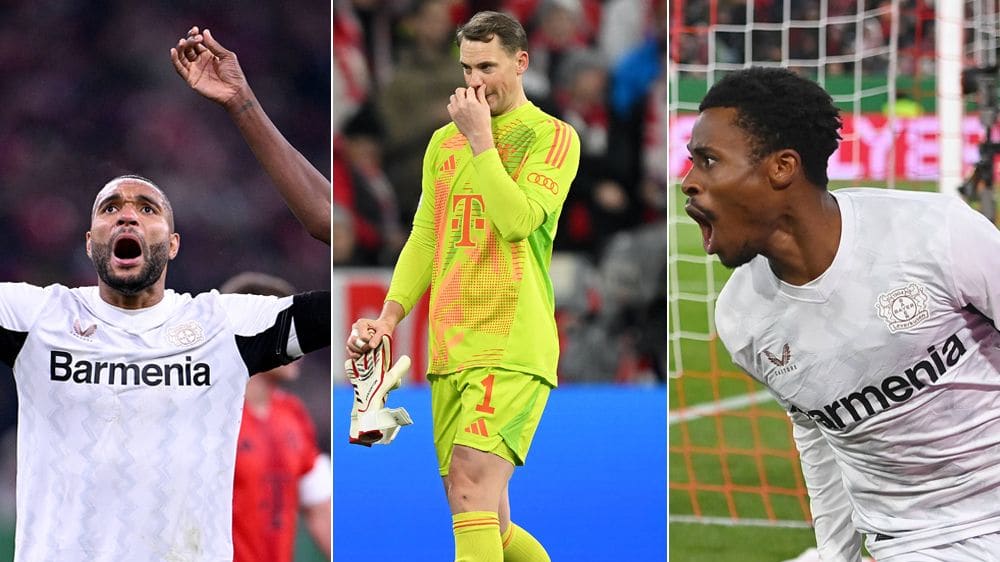 Neuer unglücklich, Tah stark: Noten zu Bayern vs. Bayer 04 - kicker