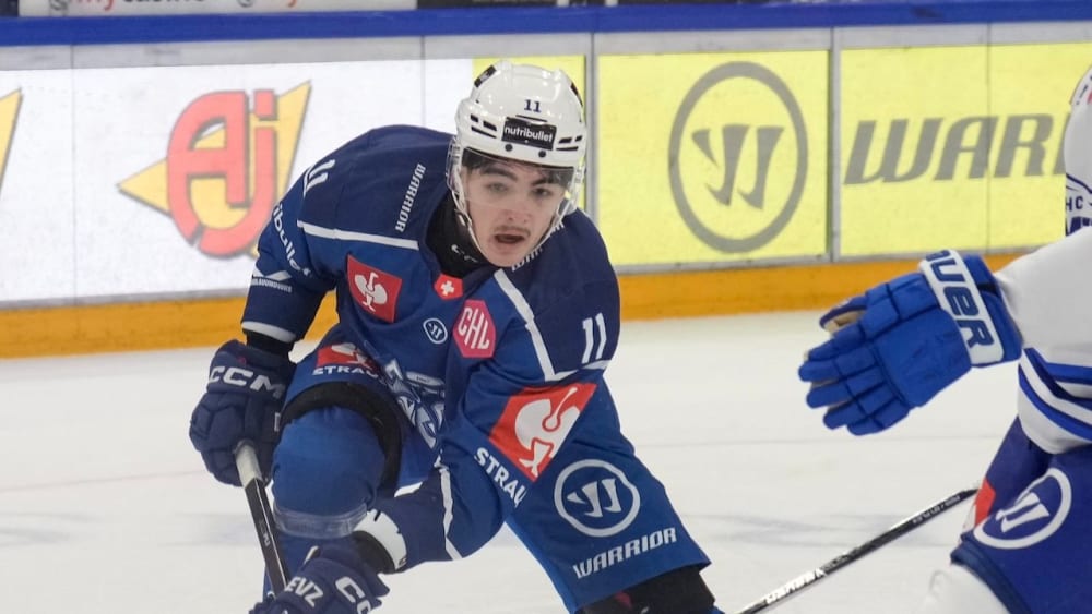 EVZ-Spieler Petrovic nach unsportlicher Aktion in der Swiss League ...