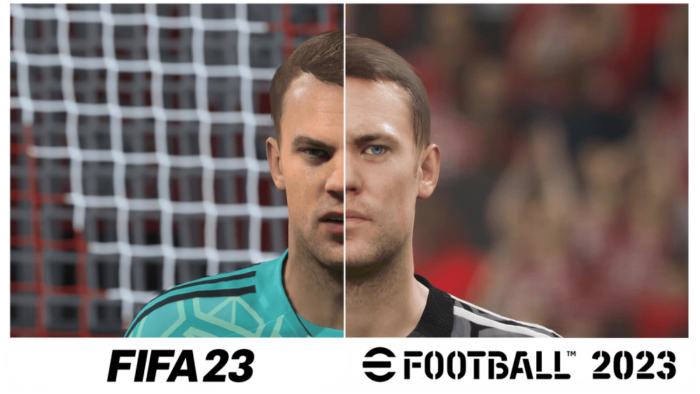 FIFA 23 gegen eFootball 23: Wo sehen die Bayern-Stars besser aus? - kicker