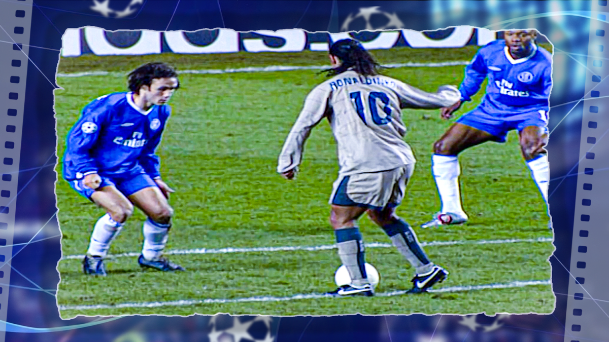 So ein Tor gab's davor noch nie: Ronaldinhos legendärer Geniestreich ...