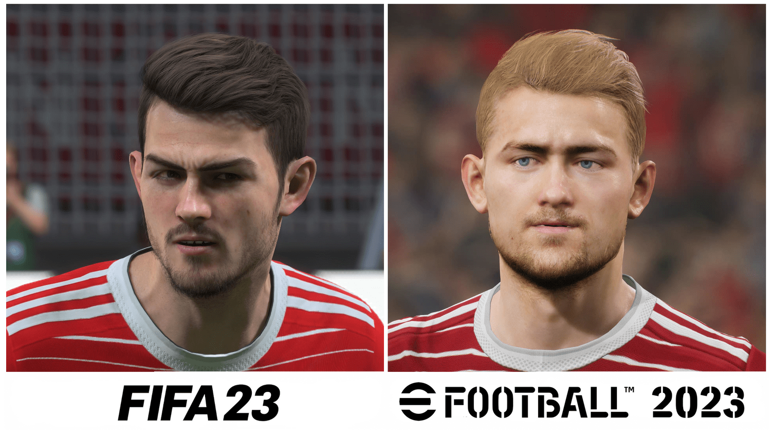 FIFA 23 gegen eFootball 23: Wo sehen die Bayern-Stars besser aus? - kicker