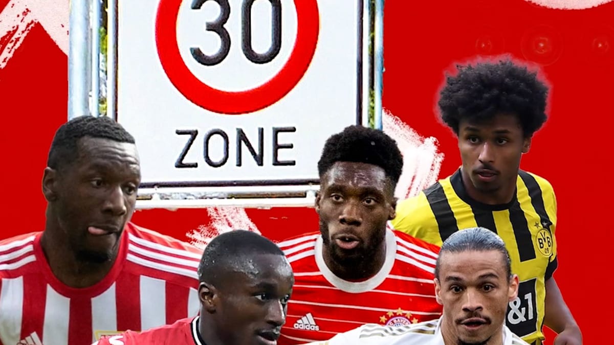 Die fünf schnellsten Spieler der Bundesligasaison 2022/23 | Ü-30 ...