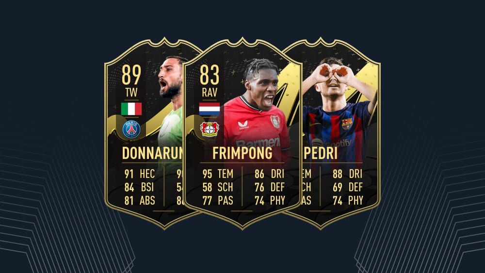 TOTW 4 - FIFA 23 mit Frimpong, Donnarumma und Pedri - kicker