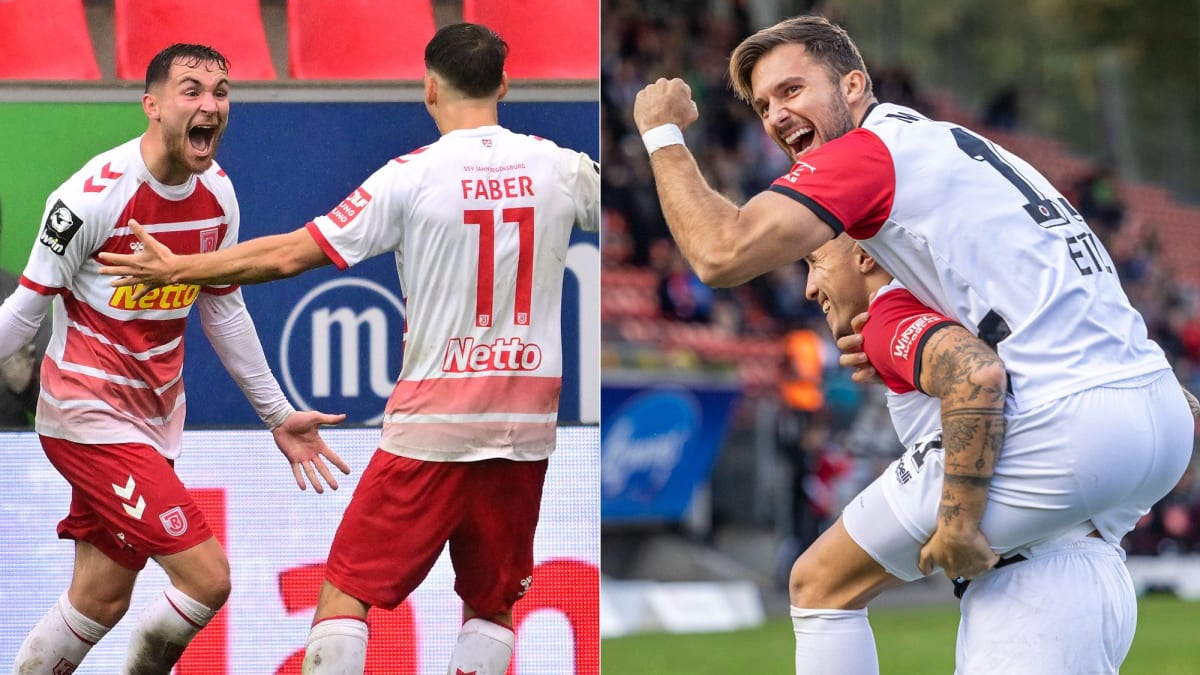 Jahn dank Doppelschlag neuer Spitzenreiter - Becker schockt Aue im ...