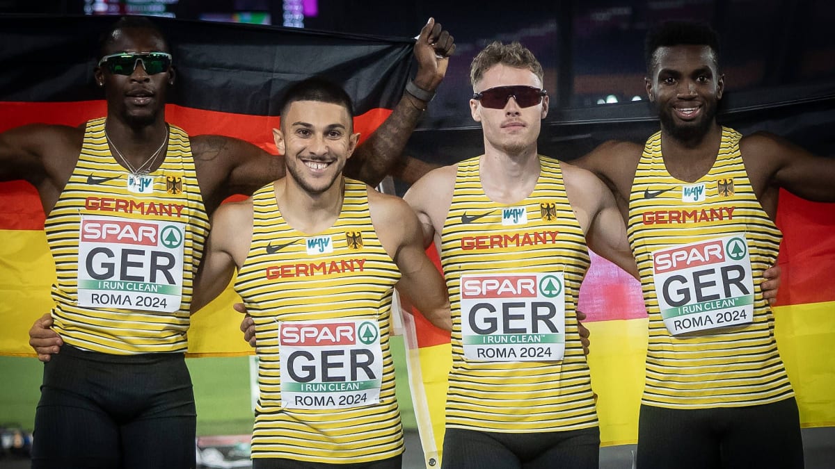 4 x 100 m: Deutsche Sprinter sichern sich Bronze - kicker
