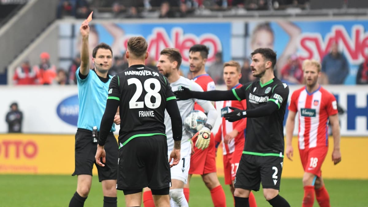 Ein Spiel Sperre für Marcel Franke - kicker