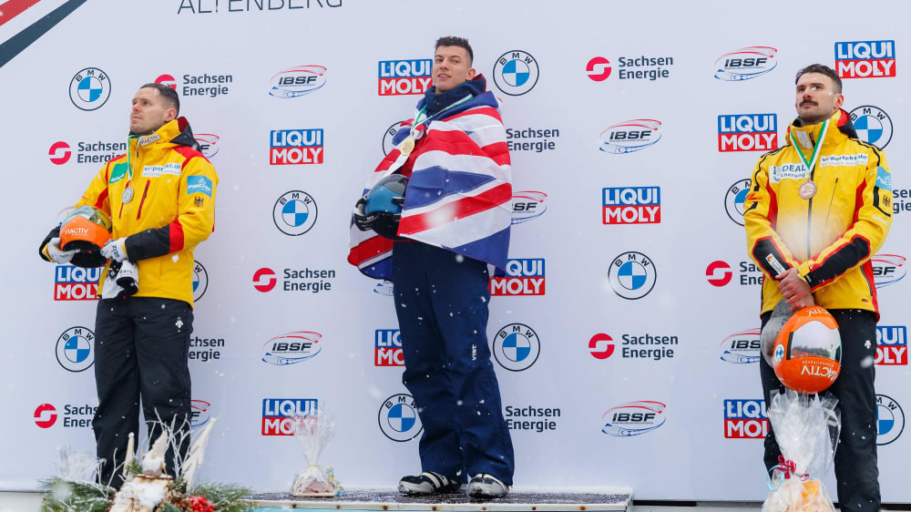 Olympiasieger Christopher Grotheer Zweiter bei Skeleton-EM - kicker