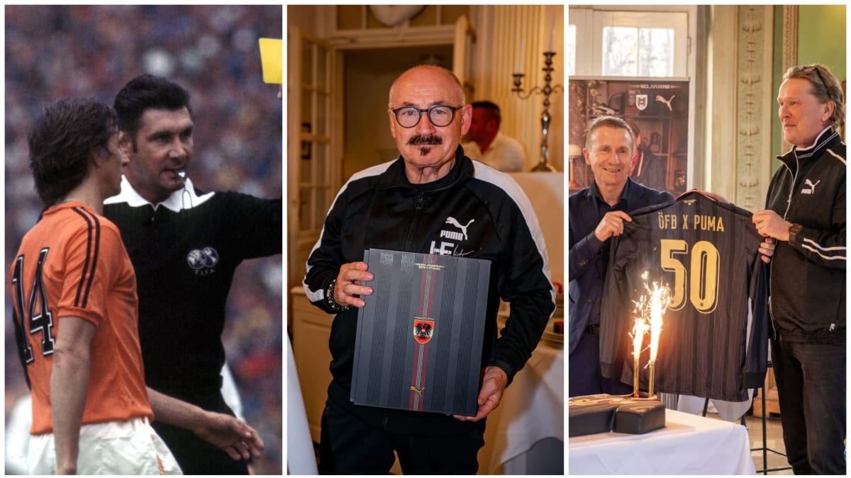 "Mister Puma" über 50+ Jahre ÖFB, Cordoba, Cruyff und Maradona - kicker
